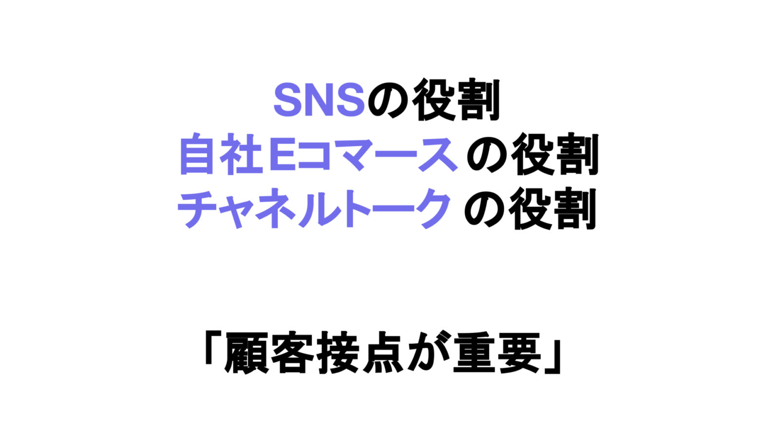 SNS×ECは顧客接点が重要!?チャネルトークのECのプロが徹底解説!! | ナレッジ | 株式会社タタップ